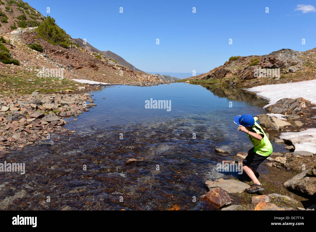 Boy throwing rocks hi-res stock photography and images - Alamy