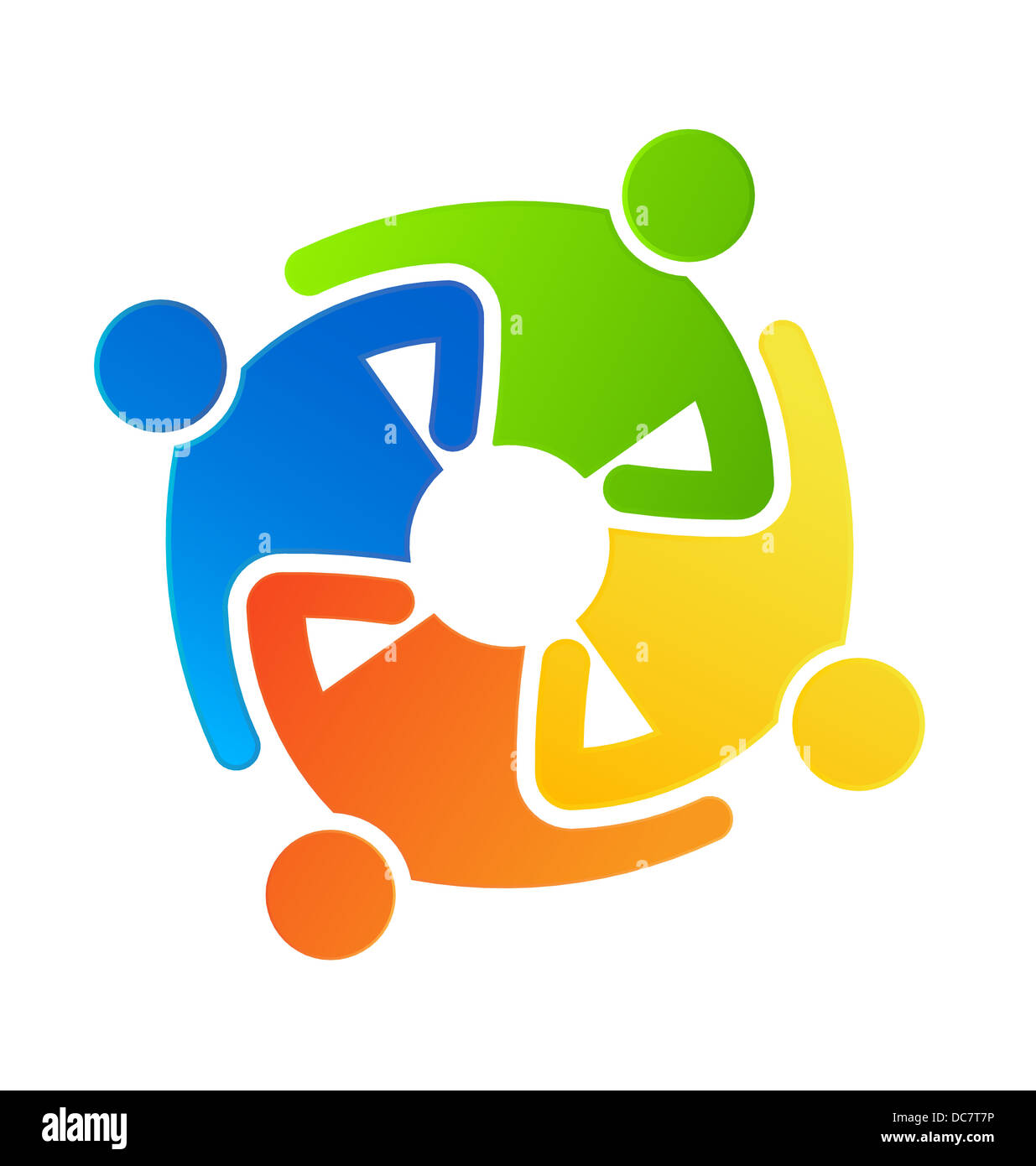 Teamwork together 4 Stock Photo - Alamy