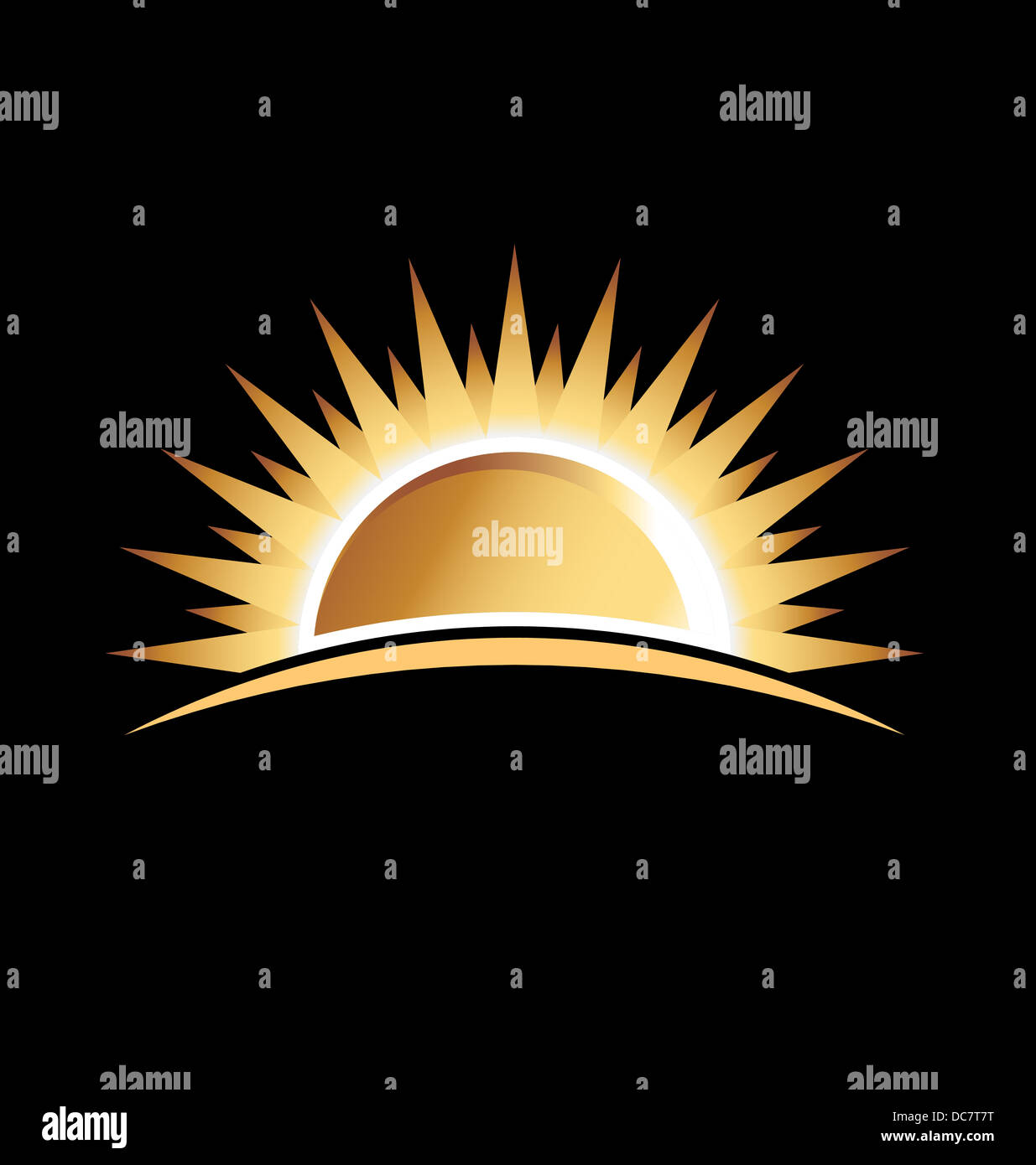Sun fire logo hi-res stock photography and images - Alamy