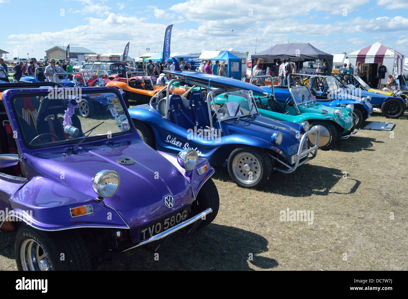 vw beach buggys at the southsea vw show Stock Photo - Alamy