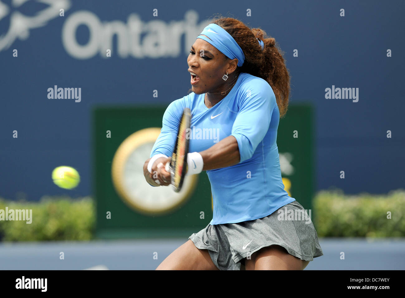 Serena williams 11 august 2013 hi-res stock photography and images - Alamy