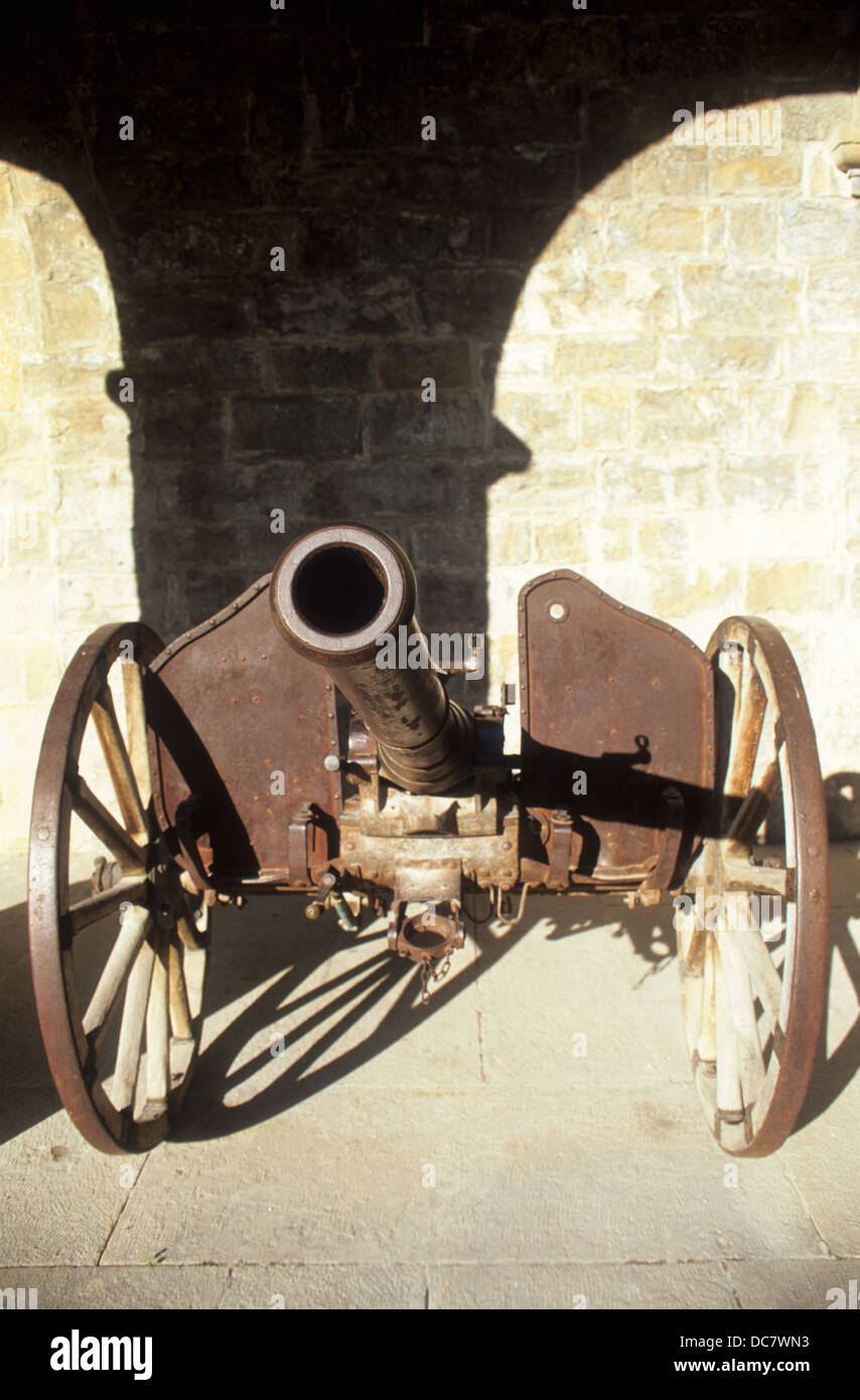 Pamplona, Spain, the canon at the Fort Stock Photo - Alamy