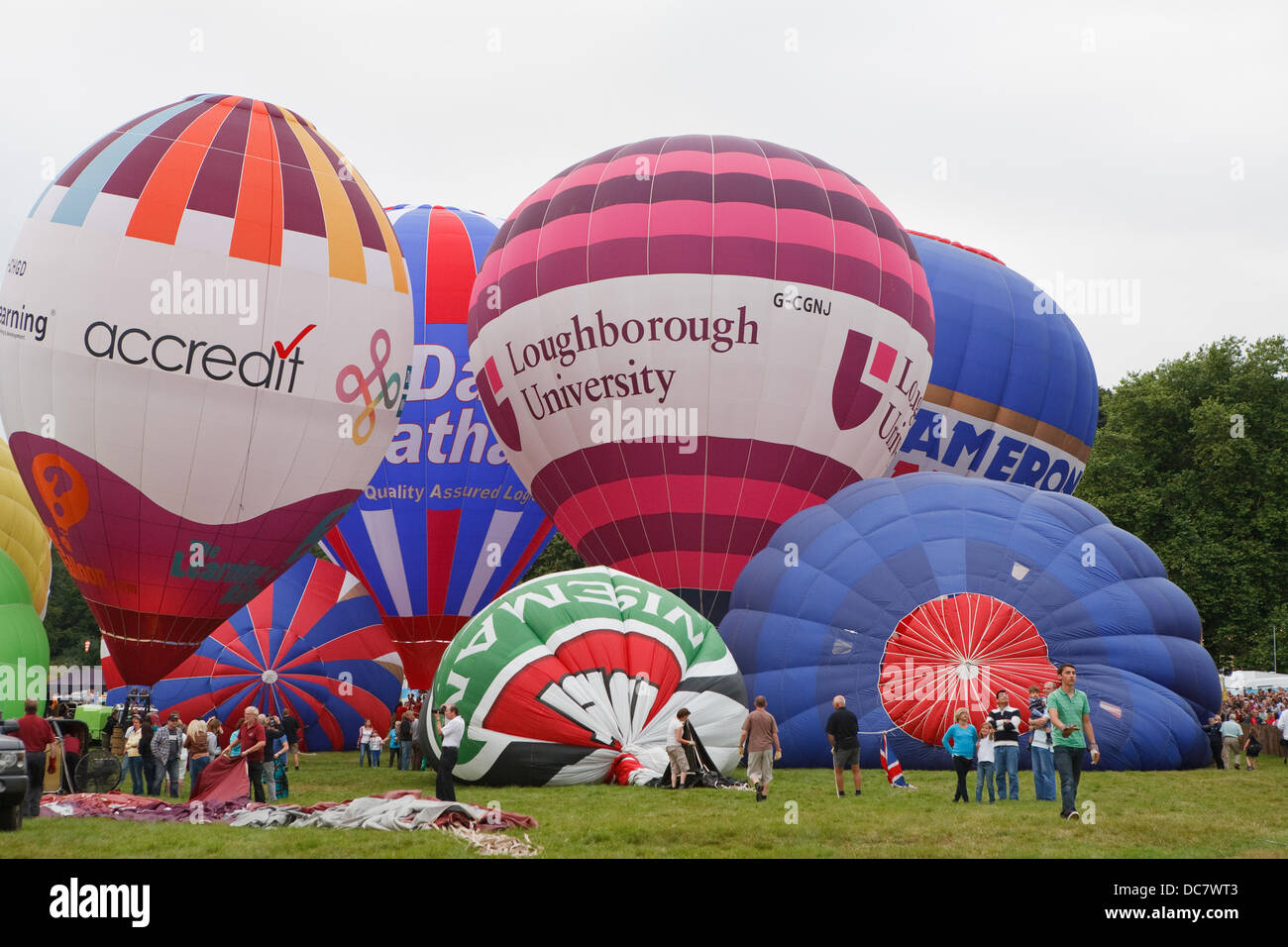 Bristol,UK,10th August 2013,A selection of balloons inflate at the 35th ...