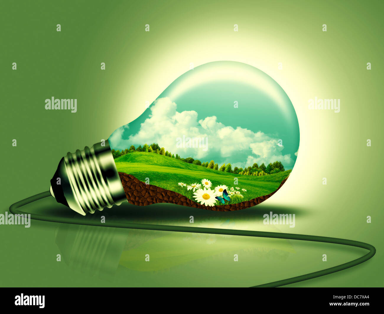 Renewable energy concept for your design Stock Photo - Alamy