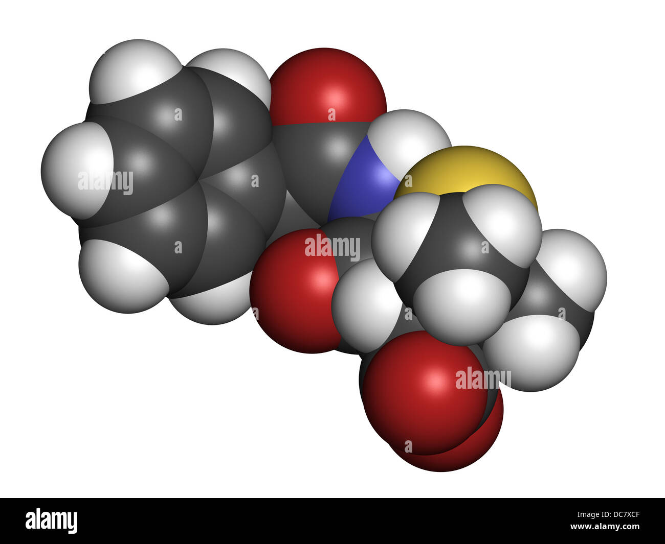 Ampicillin beta lactam antibiotic drug molecule Cut Out Stock Images ...