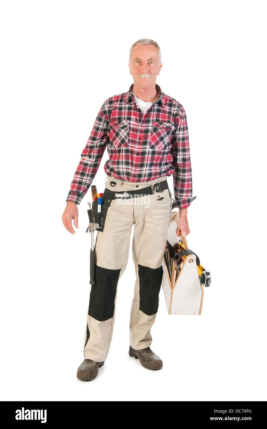 Handyman senior Cut Out Stock Images & Pictures - Alamy