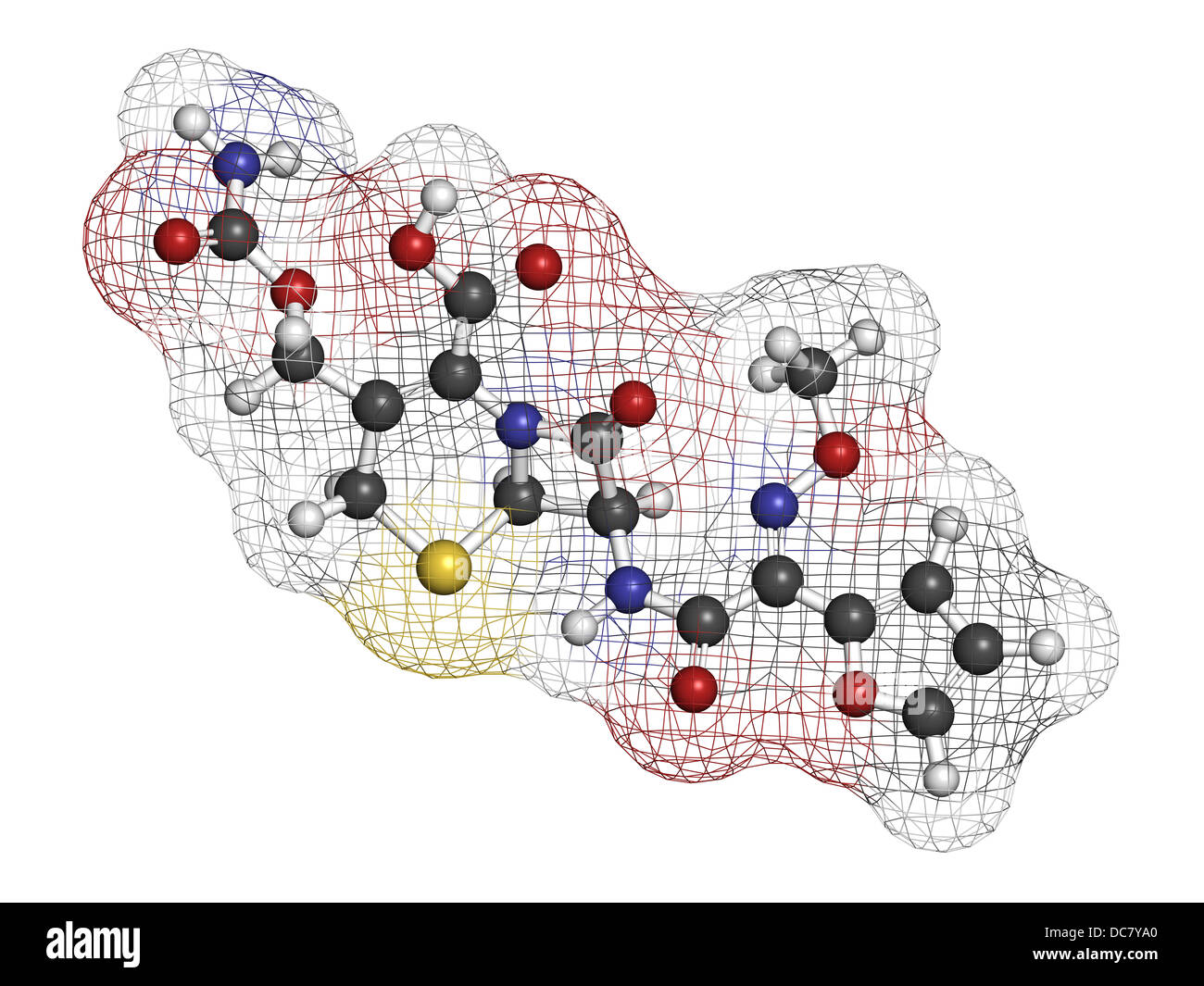 Cefuroxime second generation cephalosporin antibiotic, chemical ...