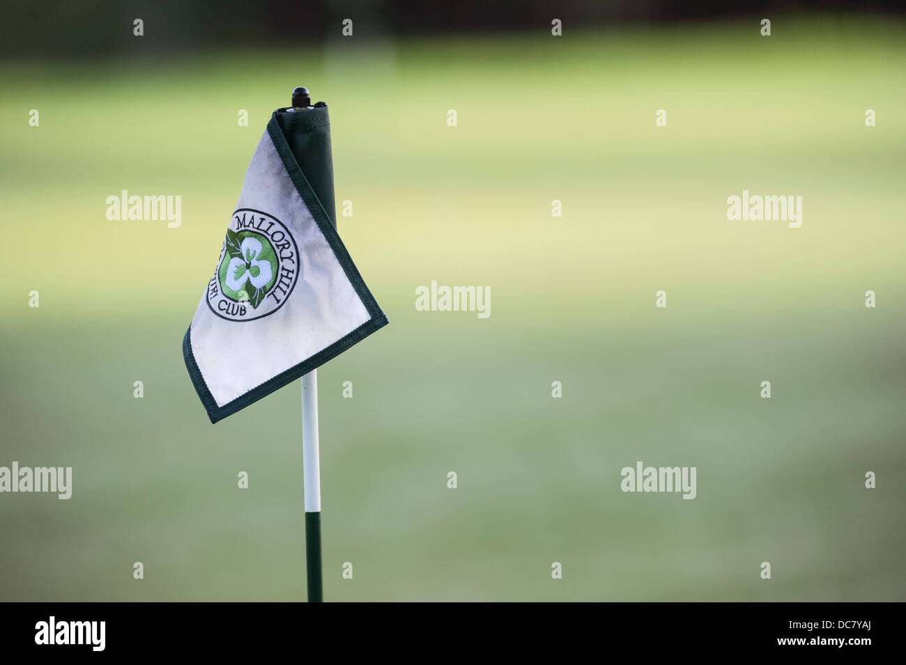 A Golf Course Pole Flag at The Mallory Hill Country Club in The ...