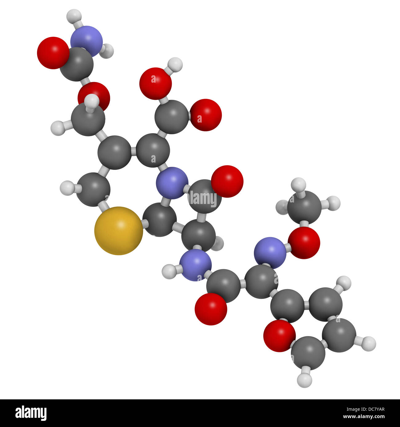 Cefuroxime second generation cephalosporin antibiotic, chemical ...