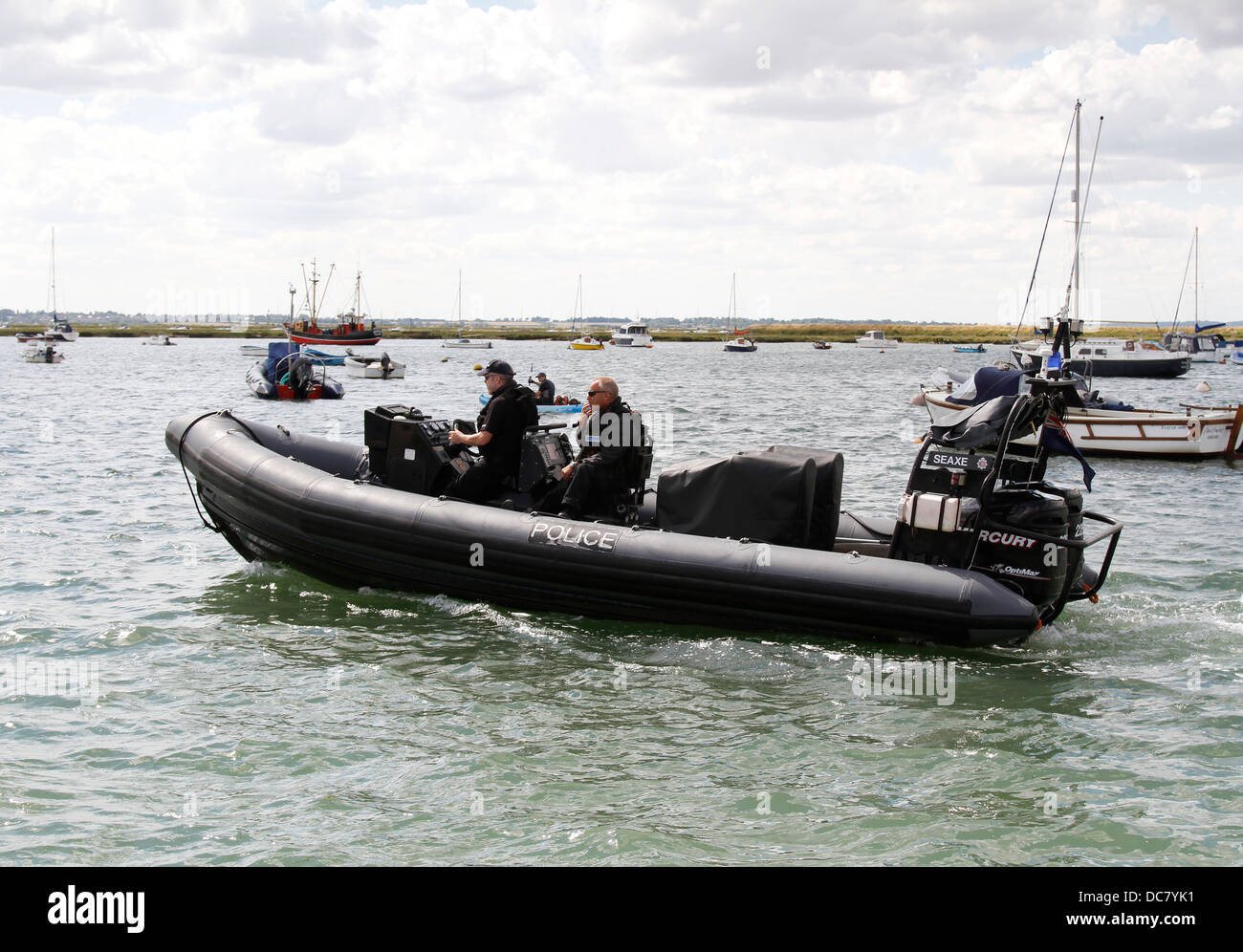 Police Marine Unit RIB Stock Photo - Alamy