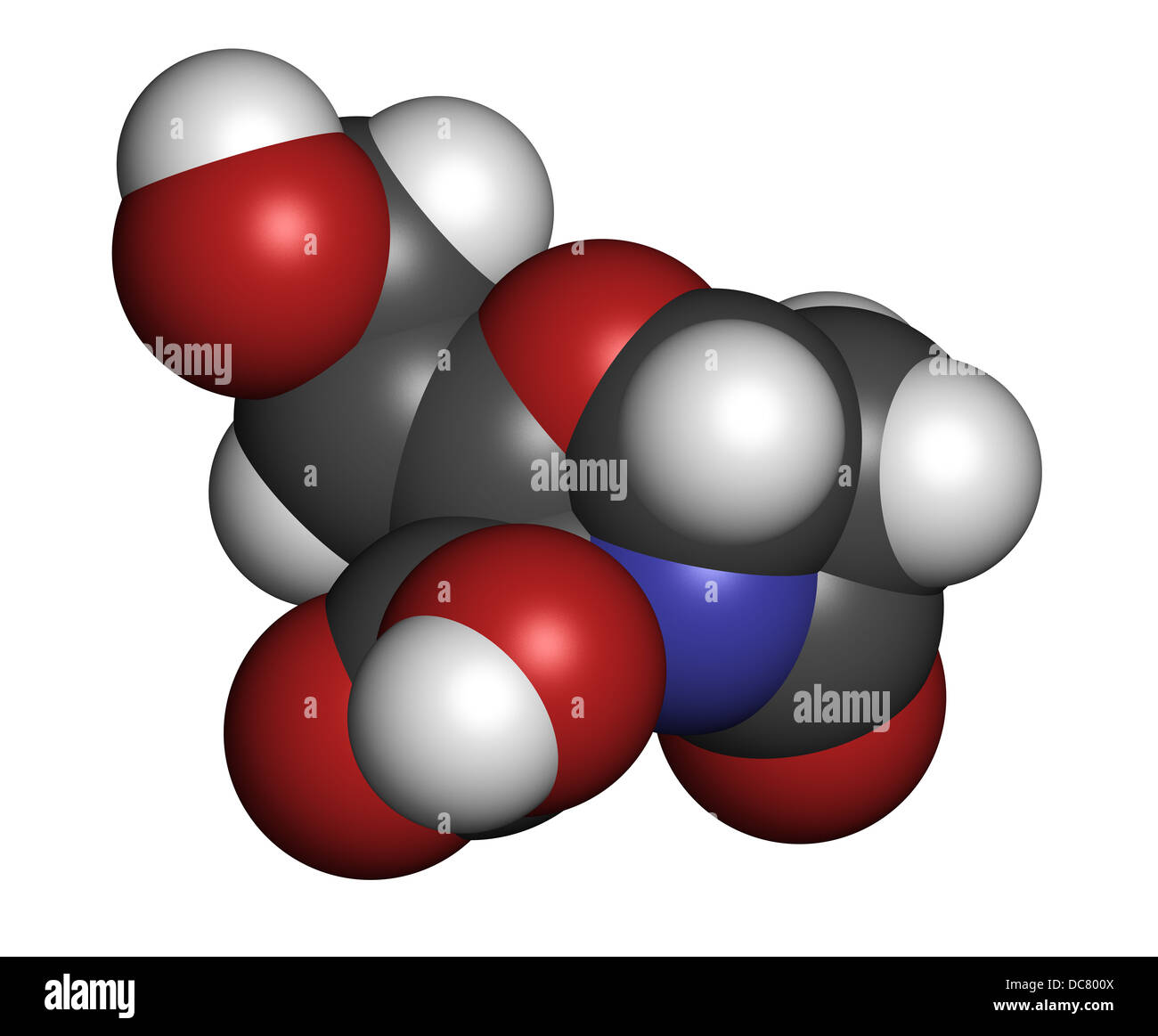 Clavulanic acid beta-lactamase blocker drug, chemical structure. Often ...