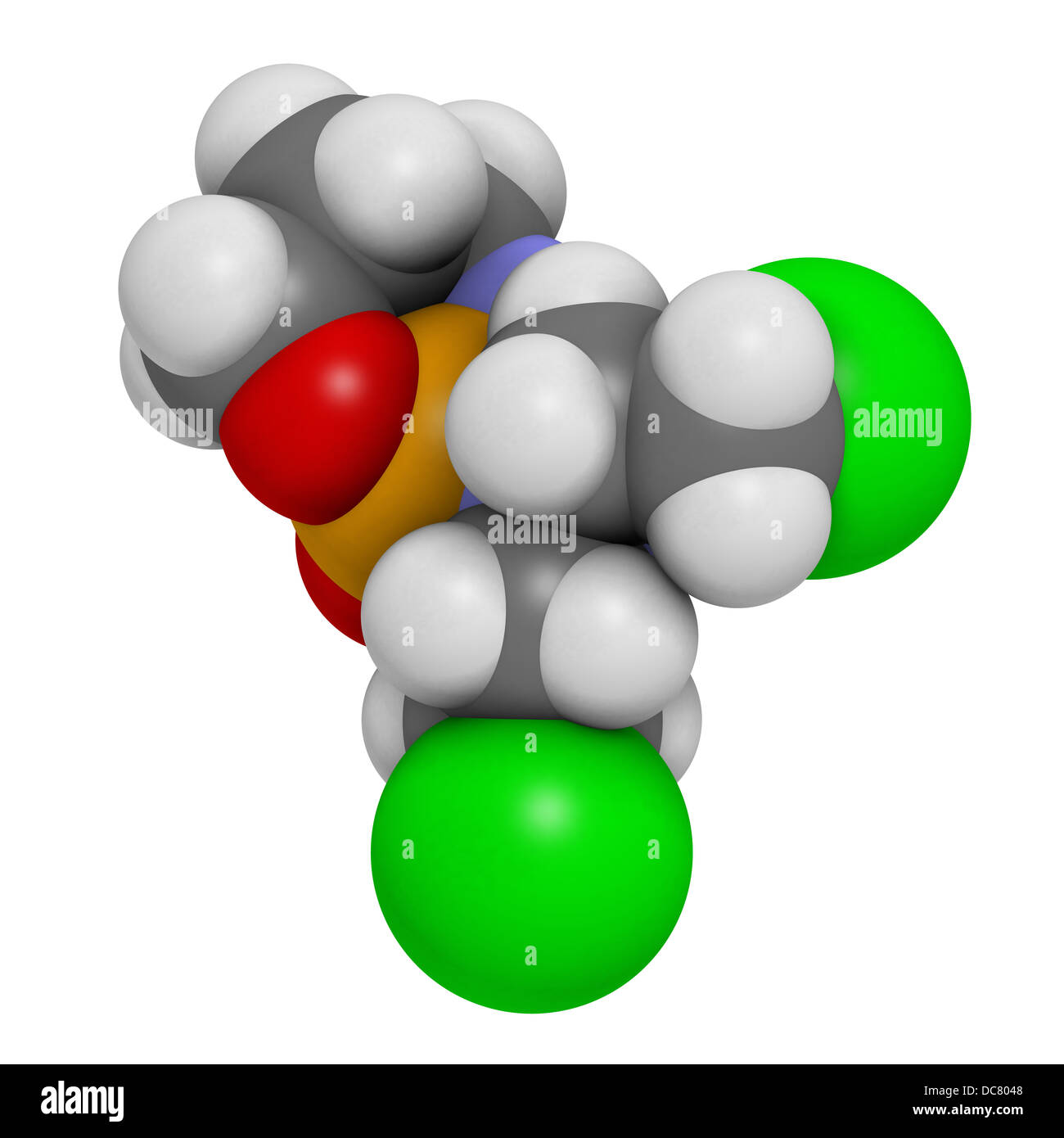 Cyclophosphamide cancer chemotherapy drug structure hi-res stock ...