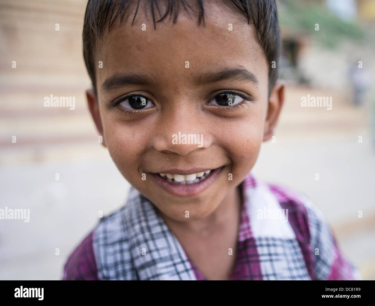 Happy child indian boy close up hi-res stock photography and images - Alamy