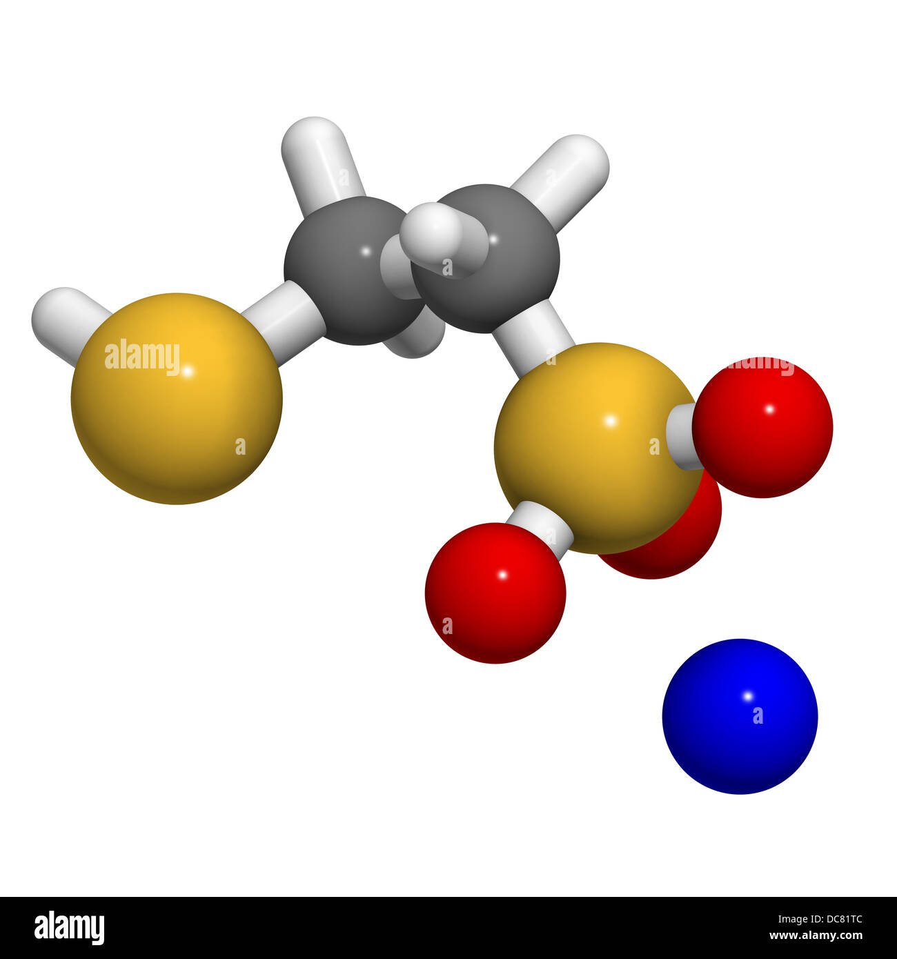 Mesna cancer chemotherapy adjuvant and mucolytic drug, chemical ...