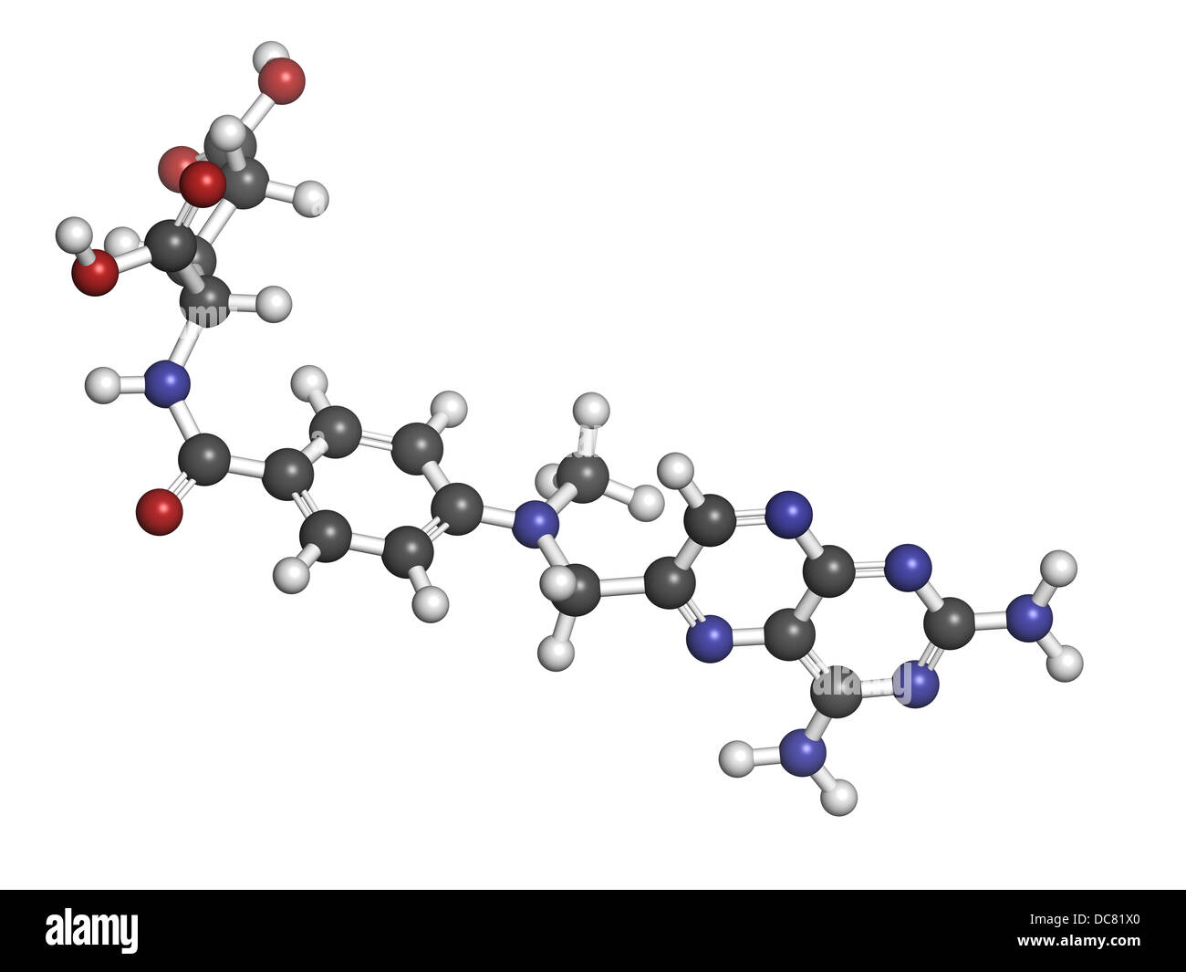 Methotrexate cancer chemotherapy and immunosuppressive drug, chemical ...
