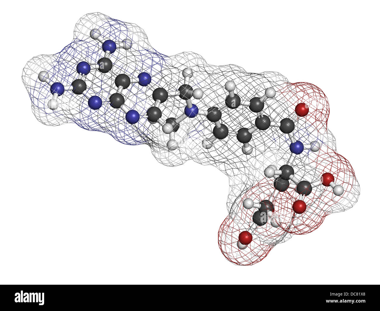 Methotrexate cancer chemotherapy and immunosuppressive drug, chemical ...