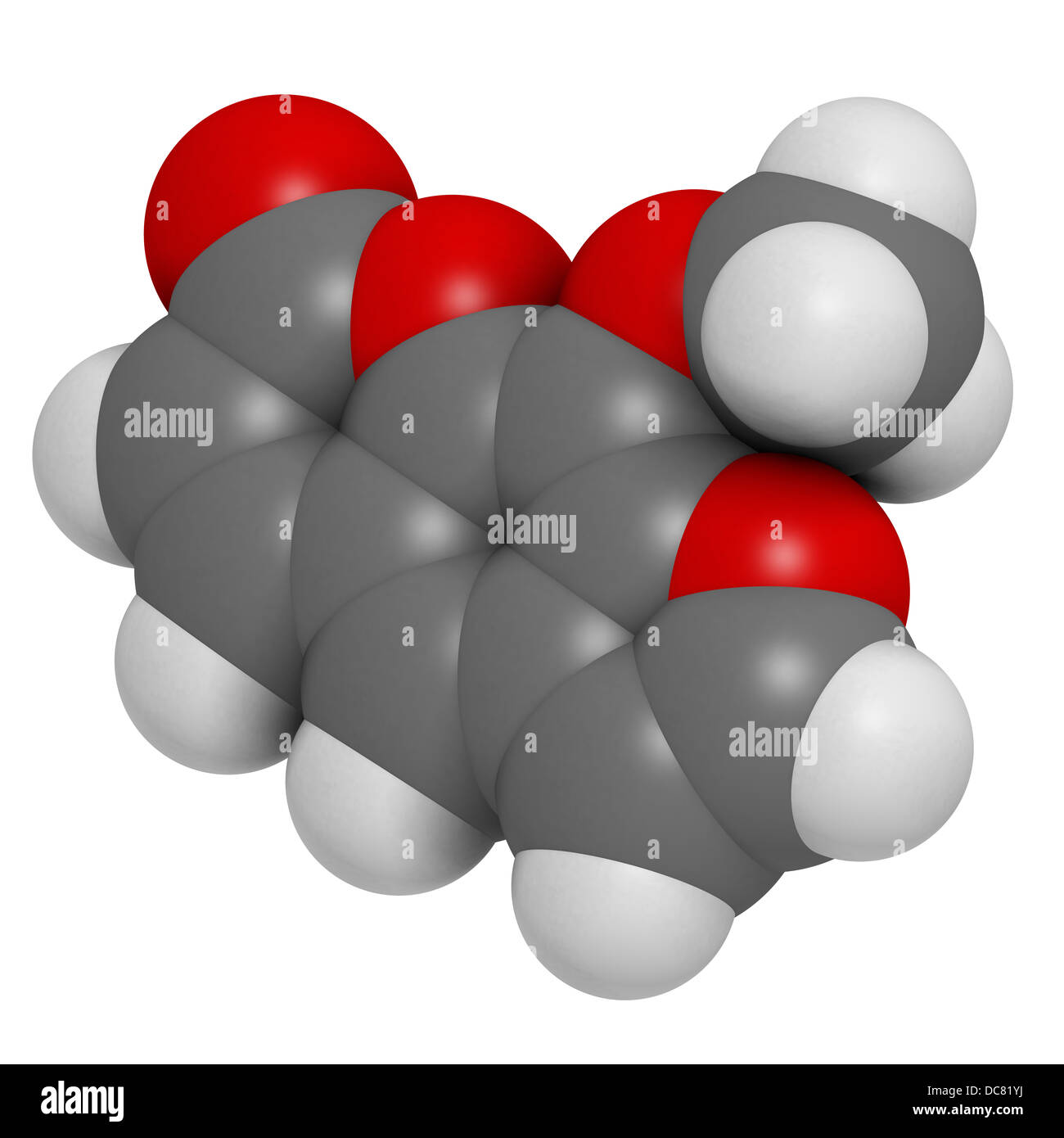 methoxsalen (psoralen) skin disease drug, chemical structure. Used in ...