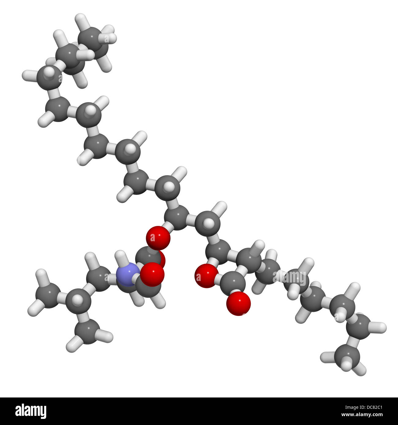 Orlistat obesity drug molecule High Resolution Stock Photography and ...
