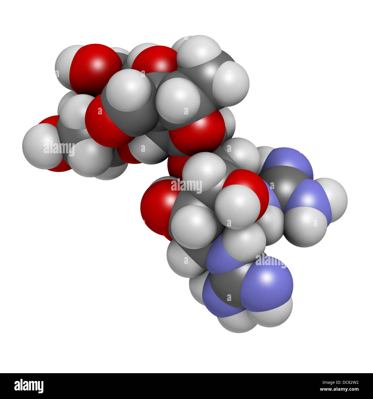 Streptomycin tuberculosis antibiotic (aminoglycoside class), chemical ...