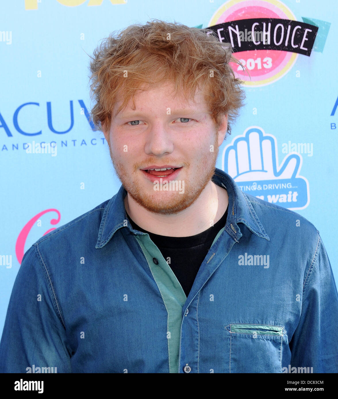 Universal City, California, USA. 11th Aug, 2013. Ed Sheeran arrives for ...