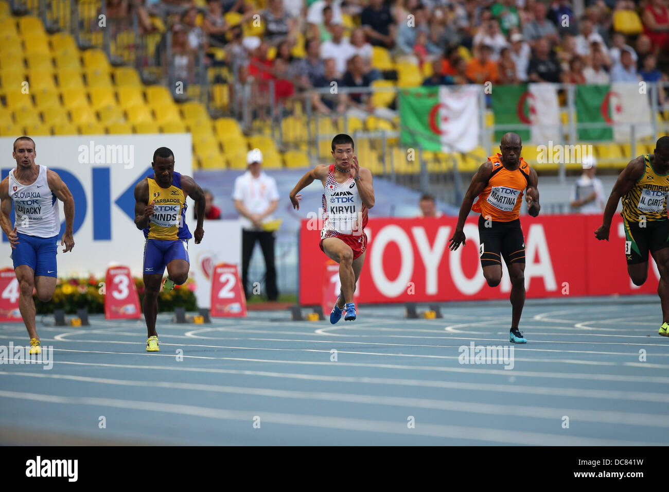 Mens 100 meter hi-res stock photography and images - Alamy