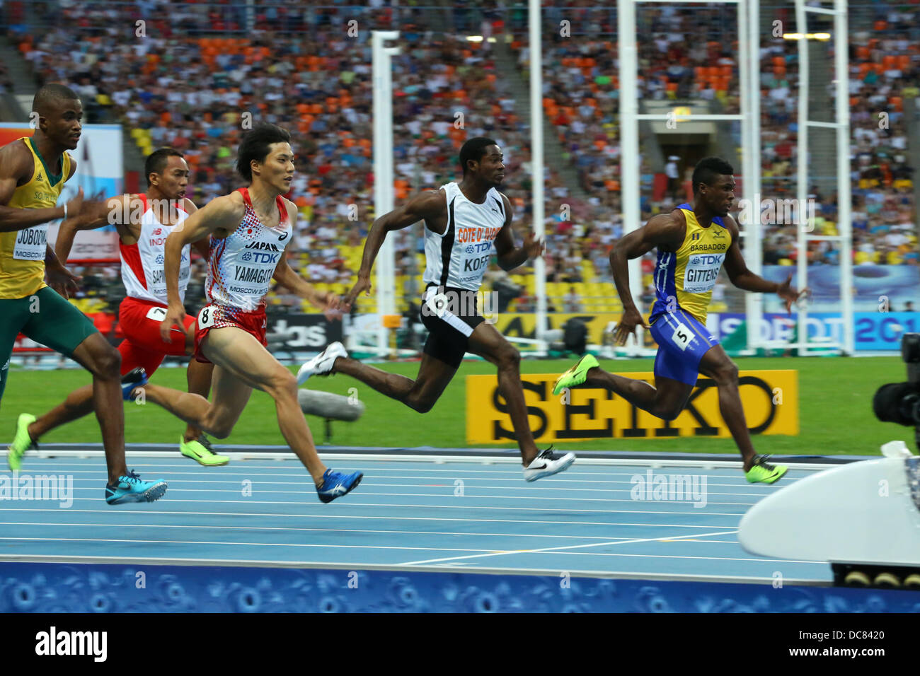 Mens 100 meter hi-res stock photography and images - Alamy