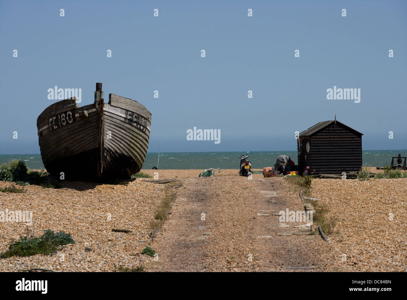 pebble beach Dungeness Kent Stock Photo - Alamy