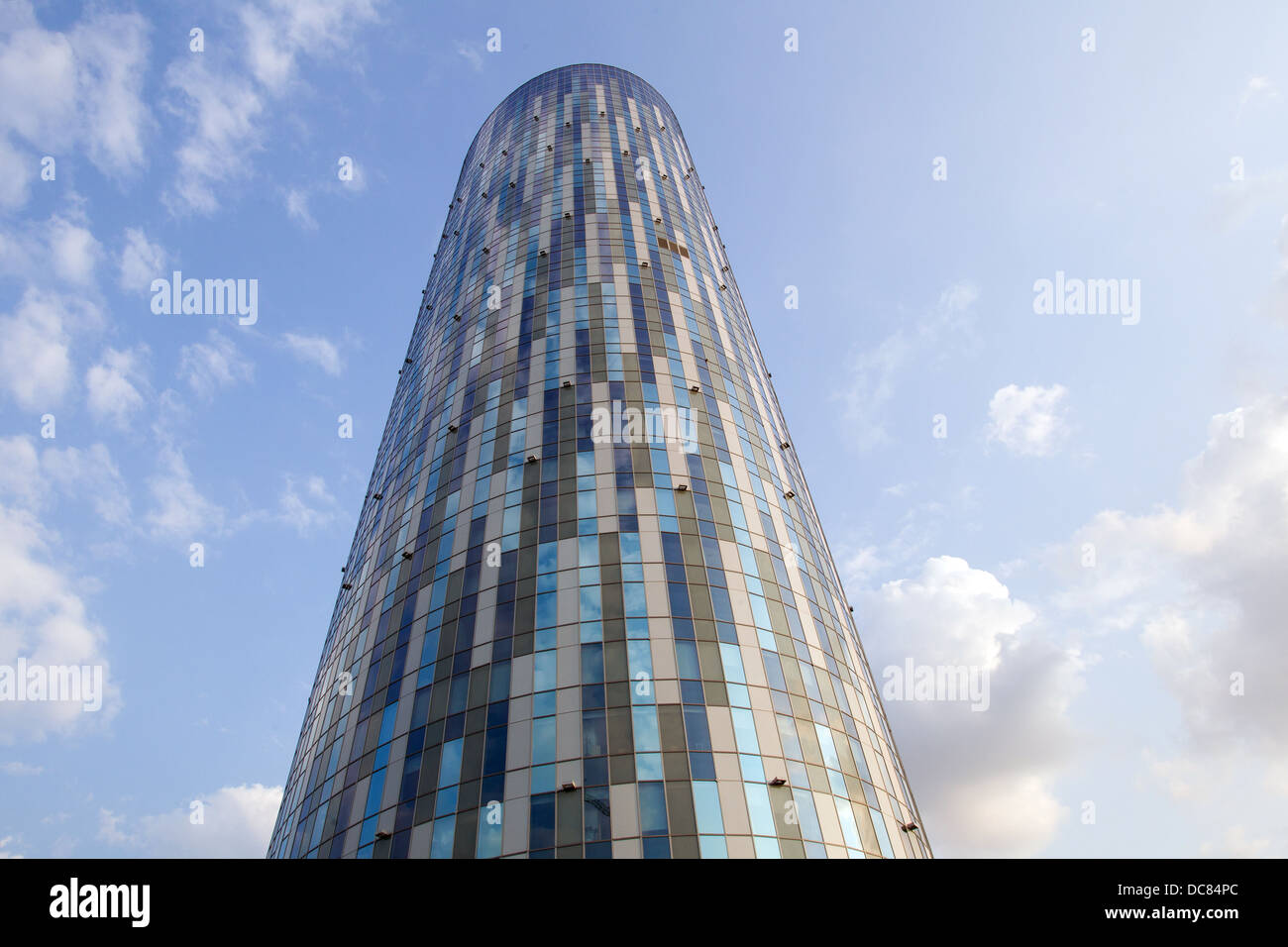 Sky Tower,the tallest modern office business building in Bucharest ...