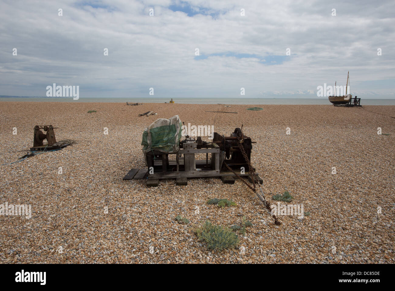 pebble beach Dungeness Kent Stock Photo - Alamy