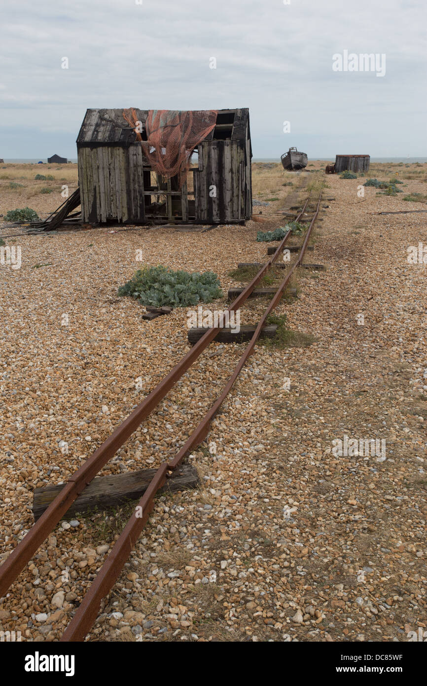 pebble beach Dungeness Kent Stock Photo - Alamy