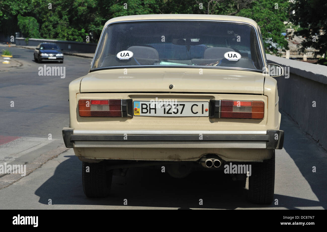 Old Lada, Odessa, Ukraine Stock Photo - Alamy