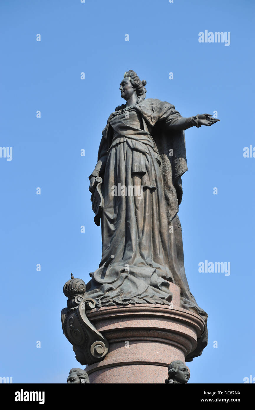 Statue of Catherine the Great, Odessa, Ukraine Stock Photo - Alamy