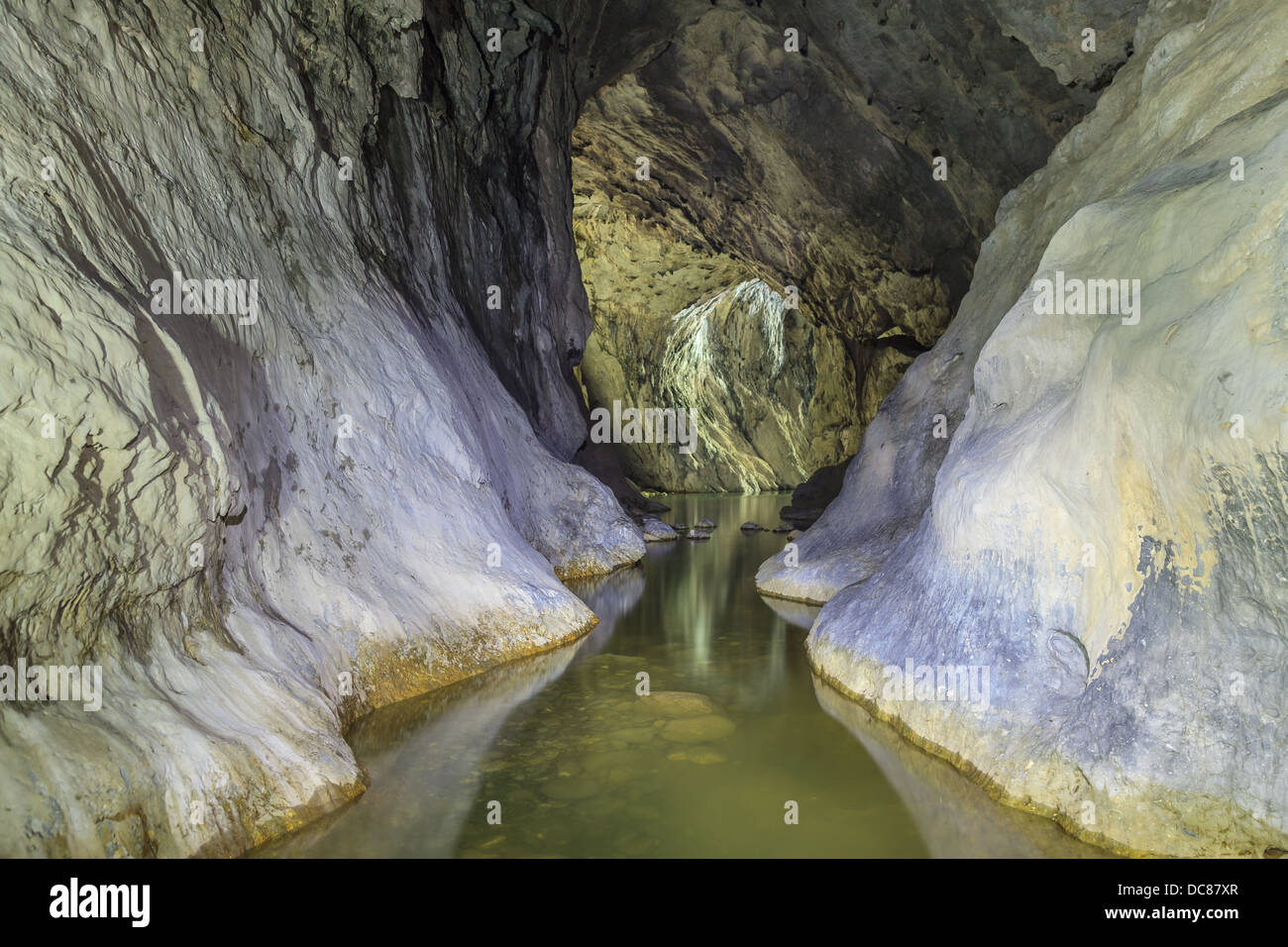 The Ponicova cave Stock Photo - Alamy