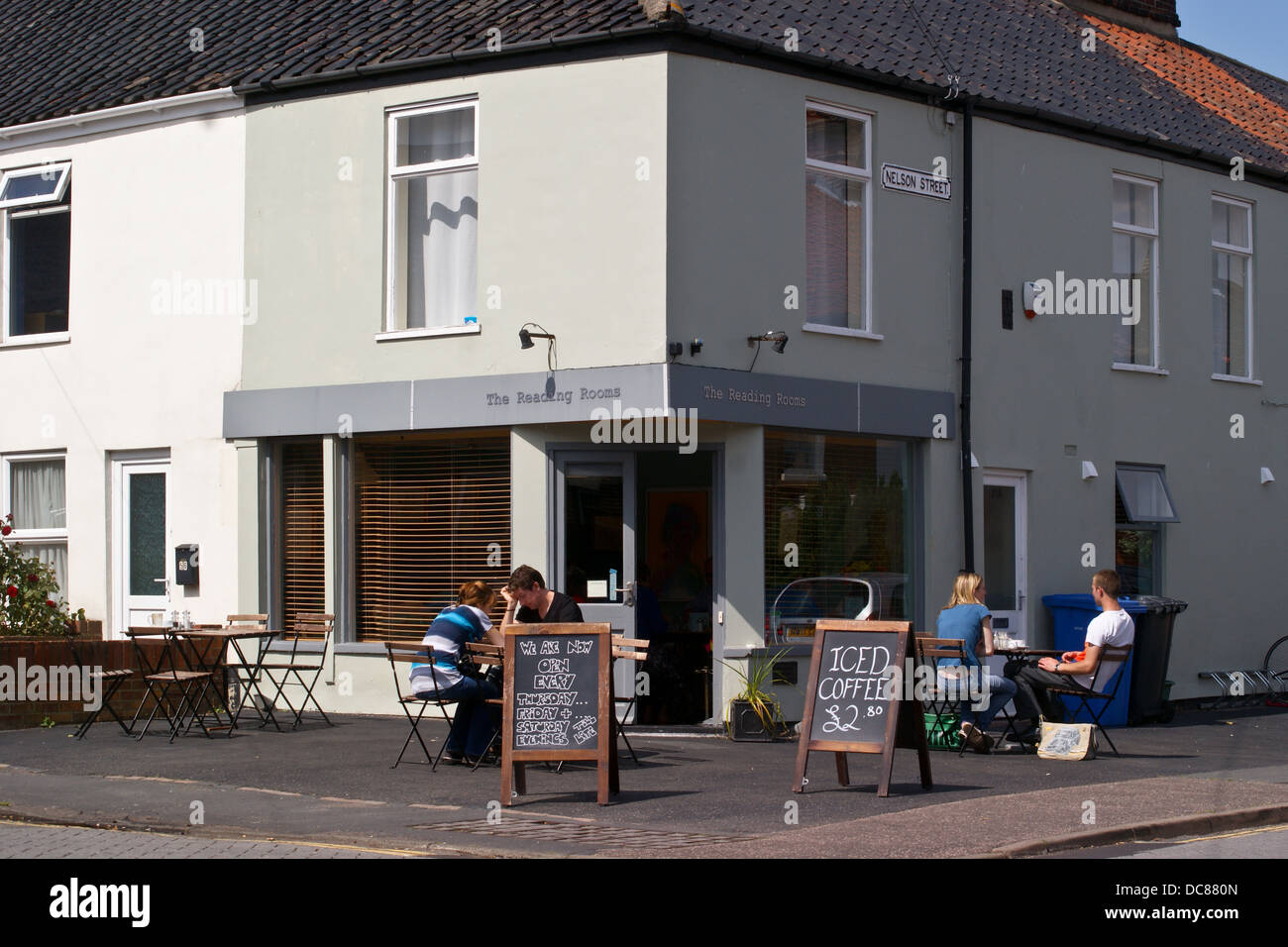 'The Reading Rooms' coffee shop, West End Street, Norwich, Norfolk ...