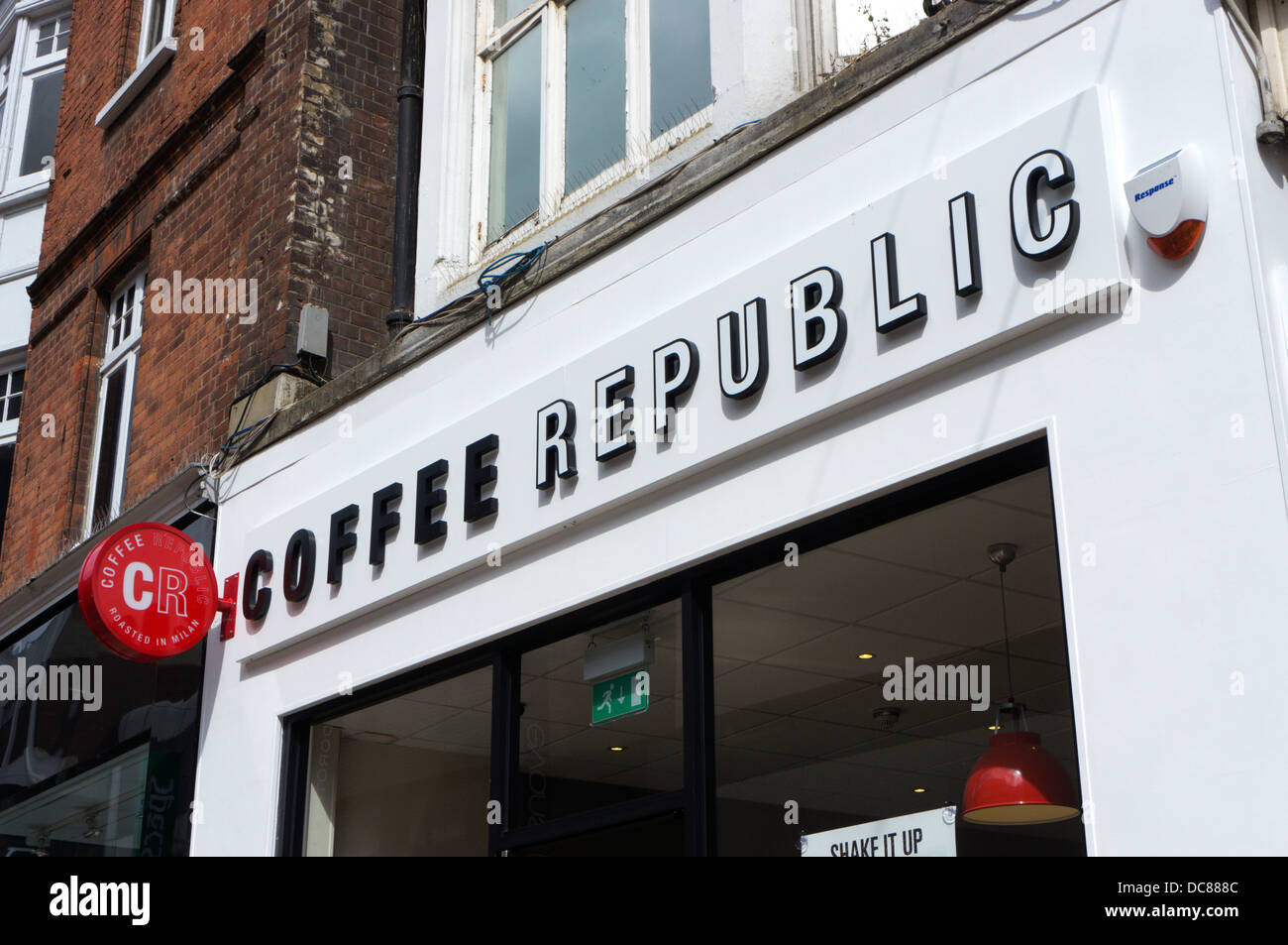 A branch of Coffee Republic Stock Photo - Alamy