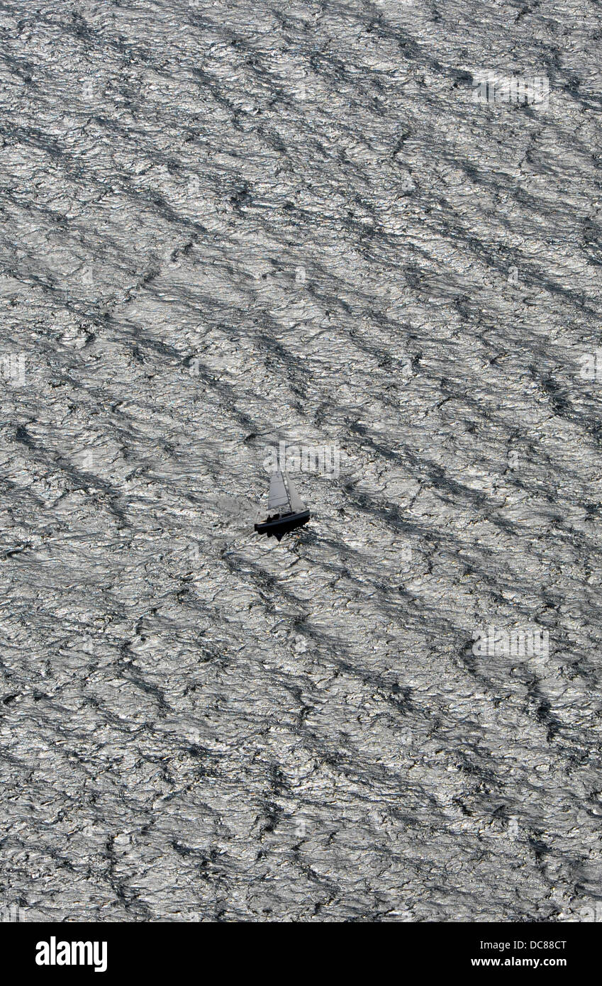 Ruegen, Germany. 12th Aug, 2013. A sailing ship moves across the Baltic ...