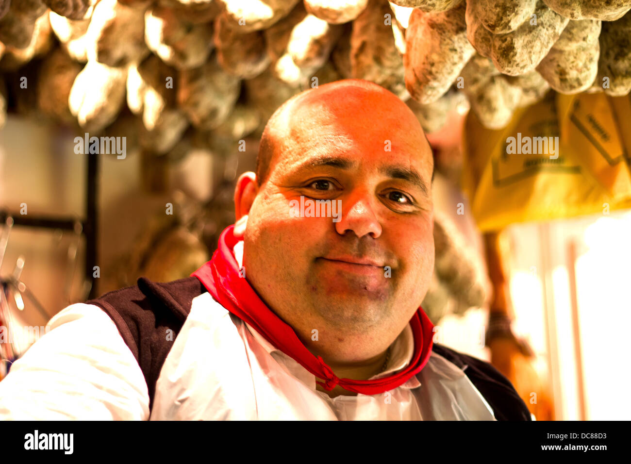 Gentle giant Butcher's portrait Stock Photo - Alamy
