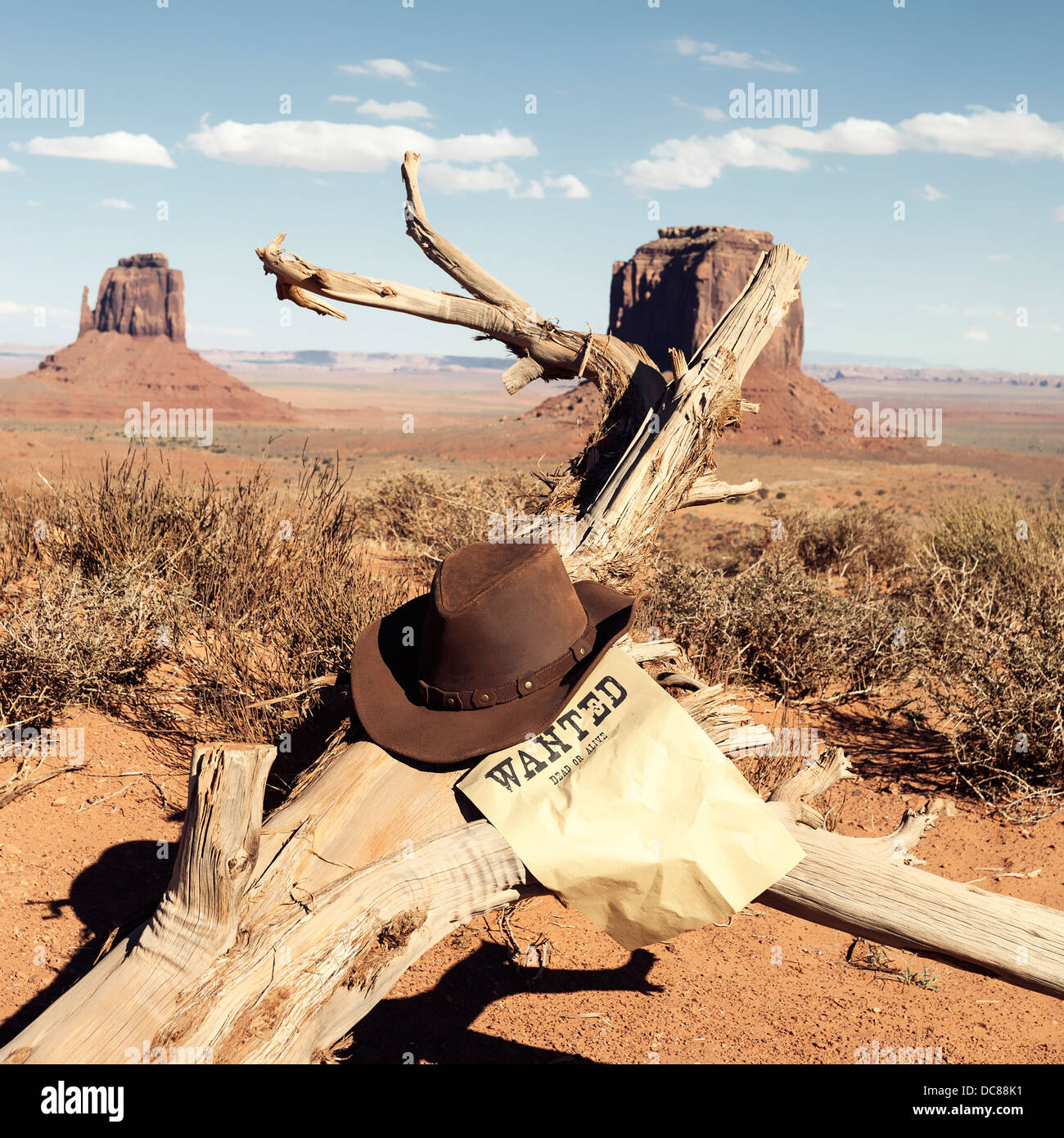 Cowboy in monument valley hi-res stock photography and images - Alamy