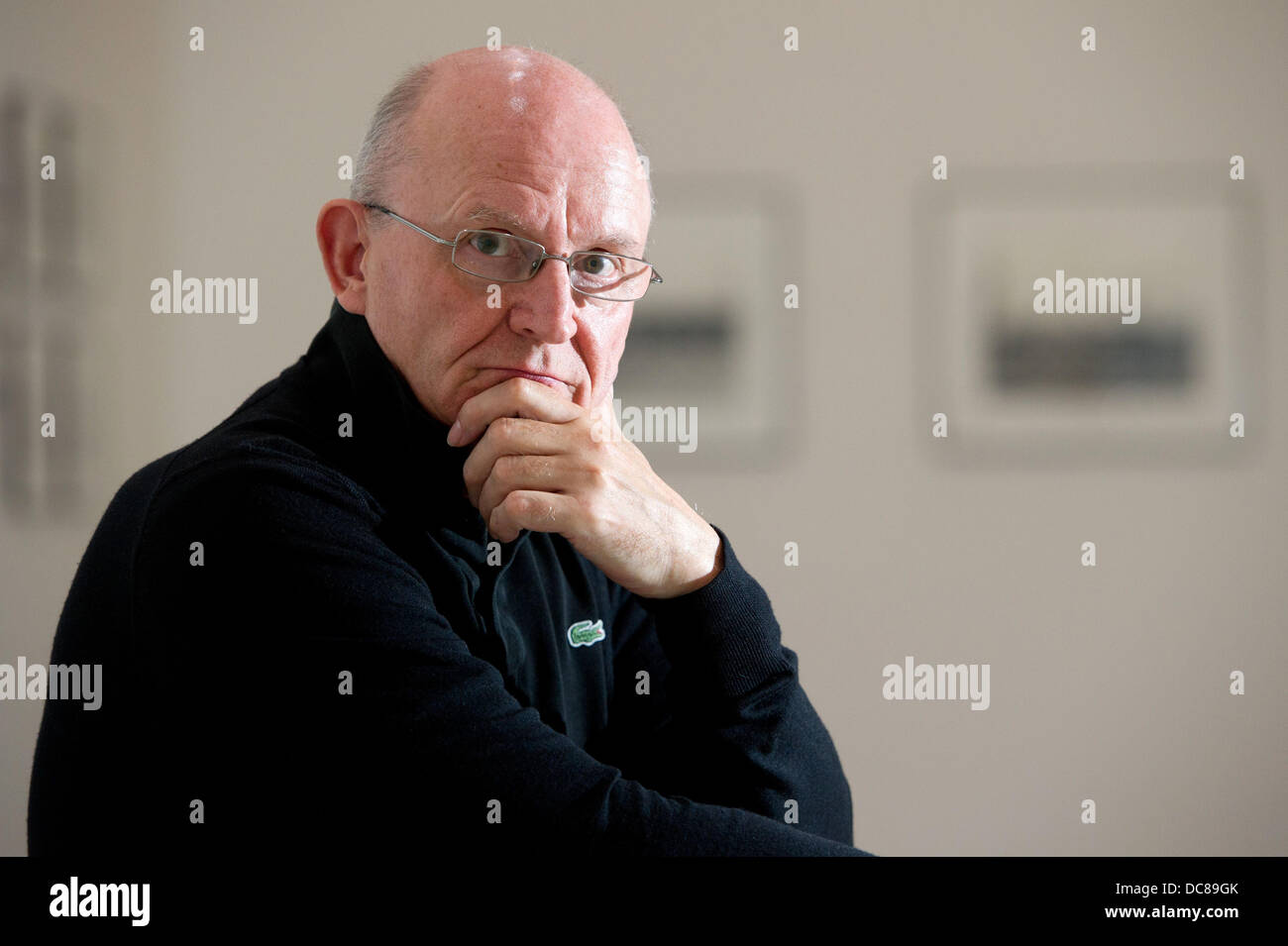 Photo artist Wilhelm Schuermann poses at his exhibition 'Wilhelm ...