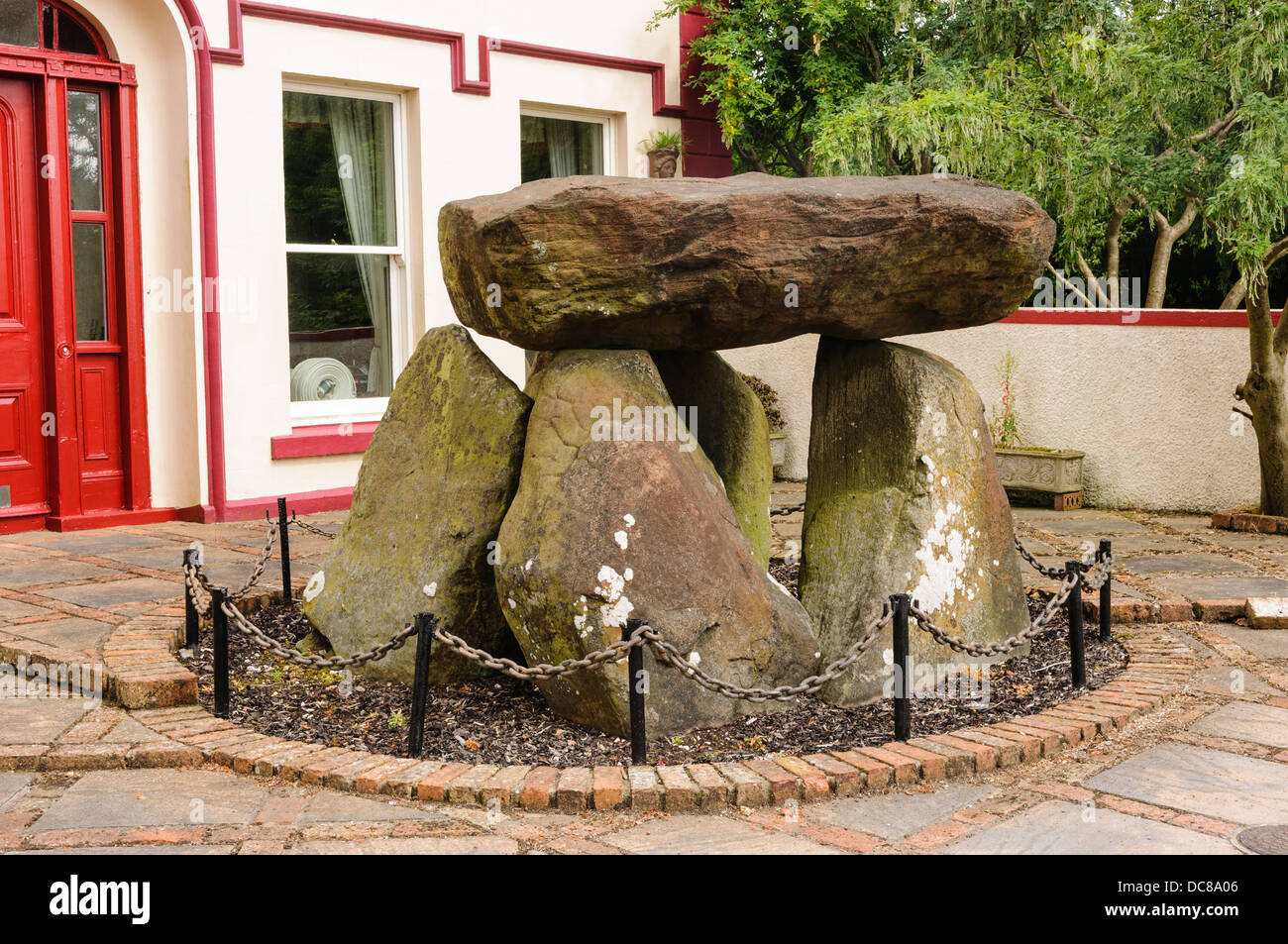 Ballylumford Dolmen, a 4,000 year old burial chamber Stock Photo - Alamy