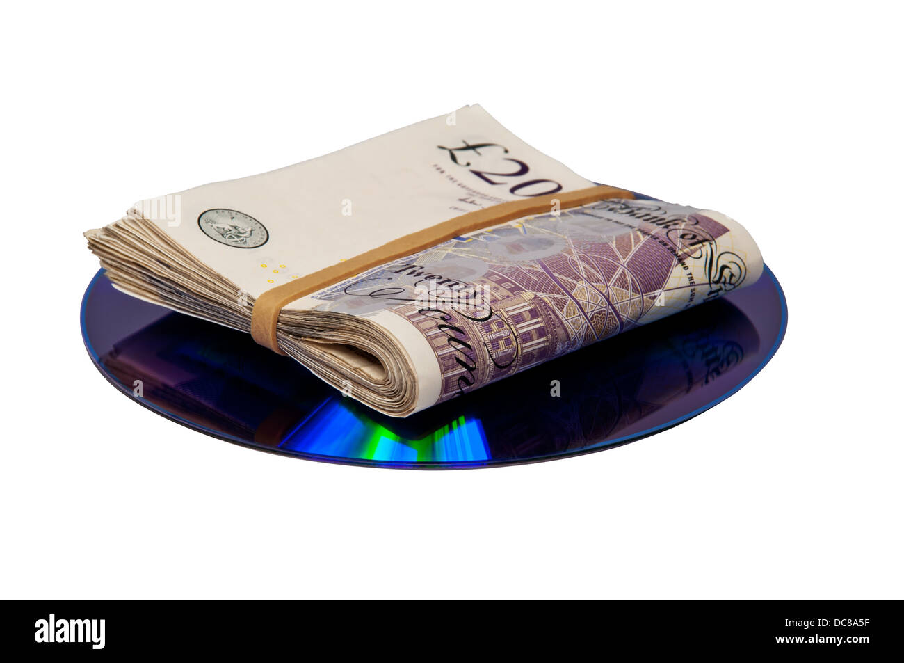 Folded banknotes british hi-res stock photography and images - Alamy