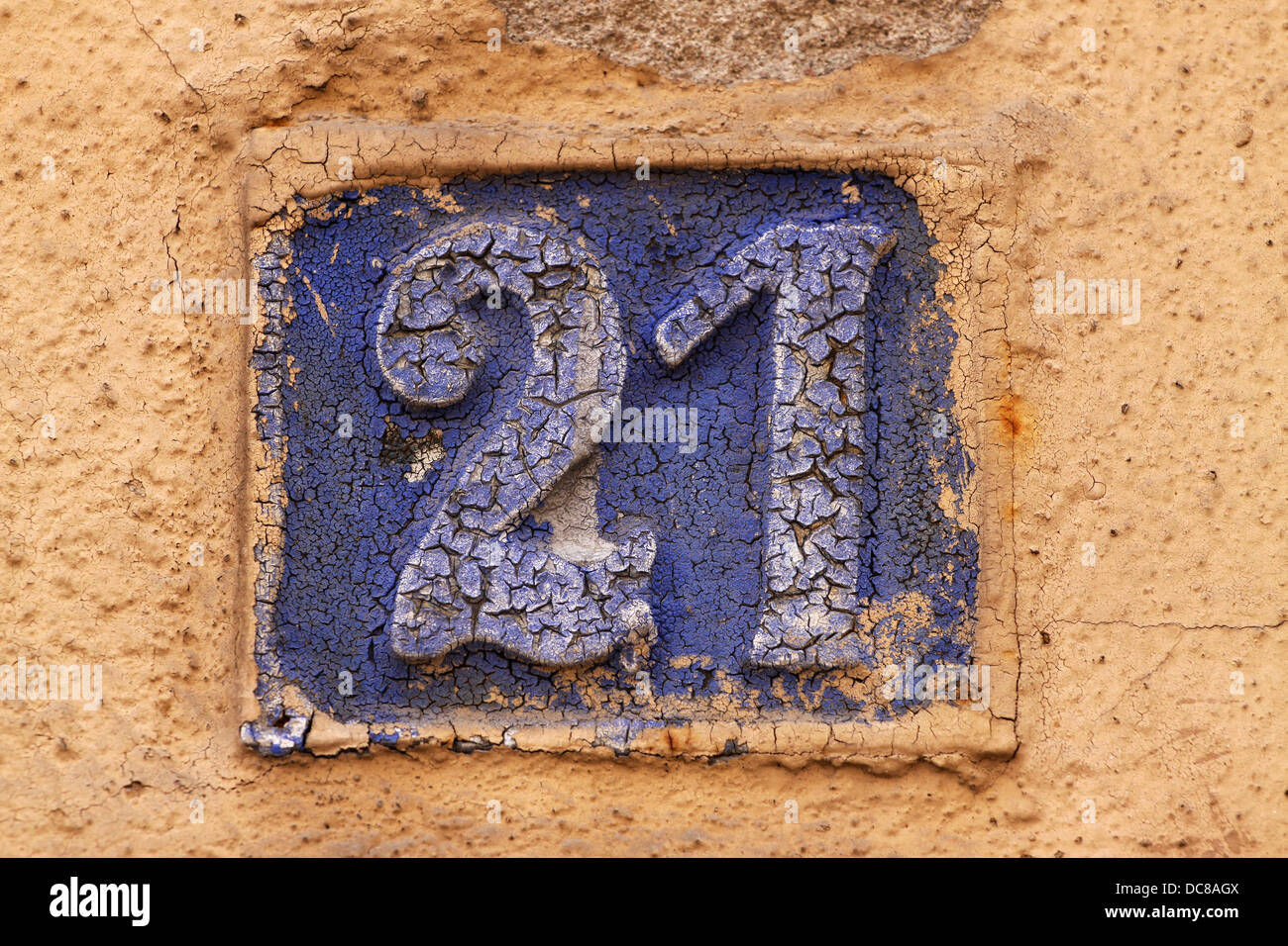 House numbers in different styles and colors (concept for real estate ...