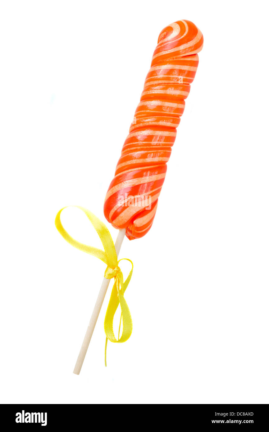 orange candy stick Stock Photo - Alamy