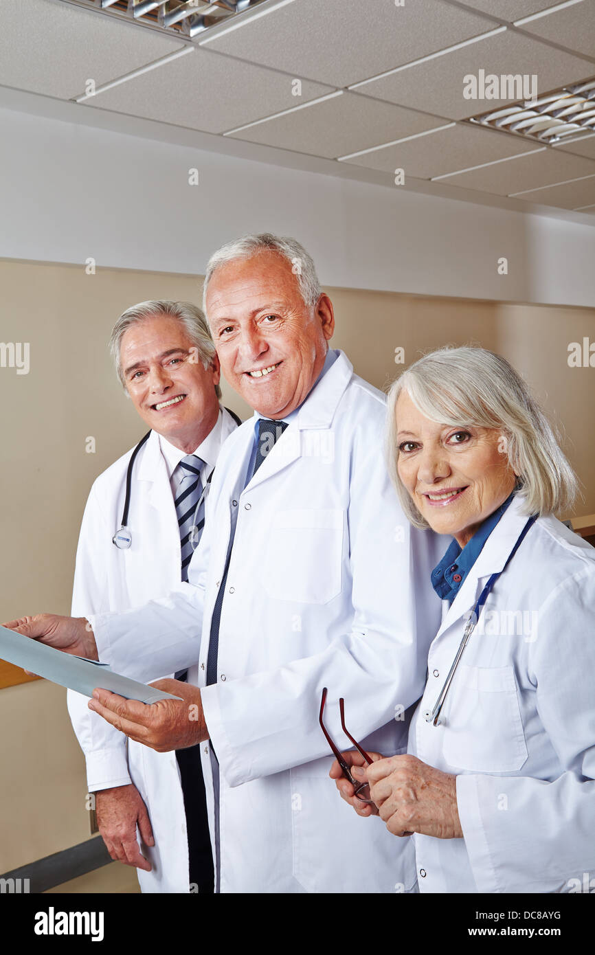 Portrait happy medical team hi-res stock photography and images - Alamy