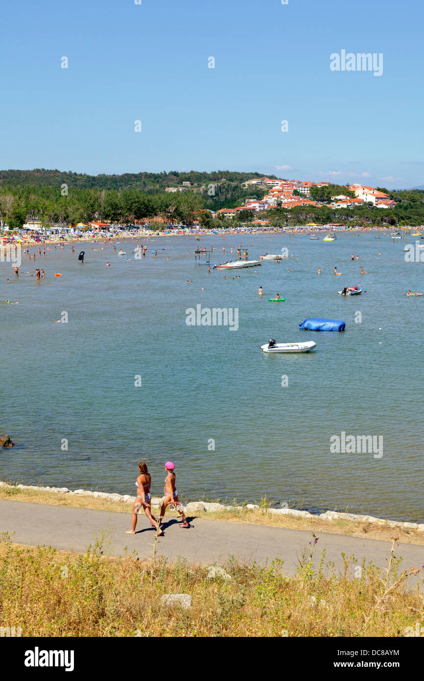 beach, Lopar, Rab Island, Kvarner Gulf, Croatia Stock Photo - Alamy