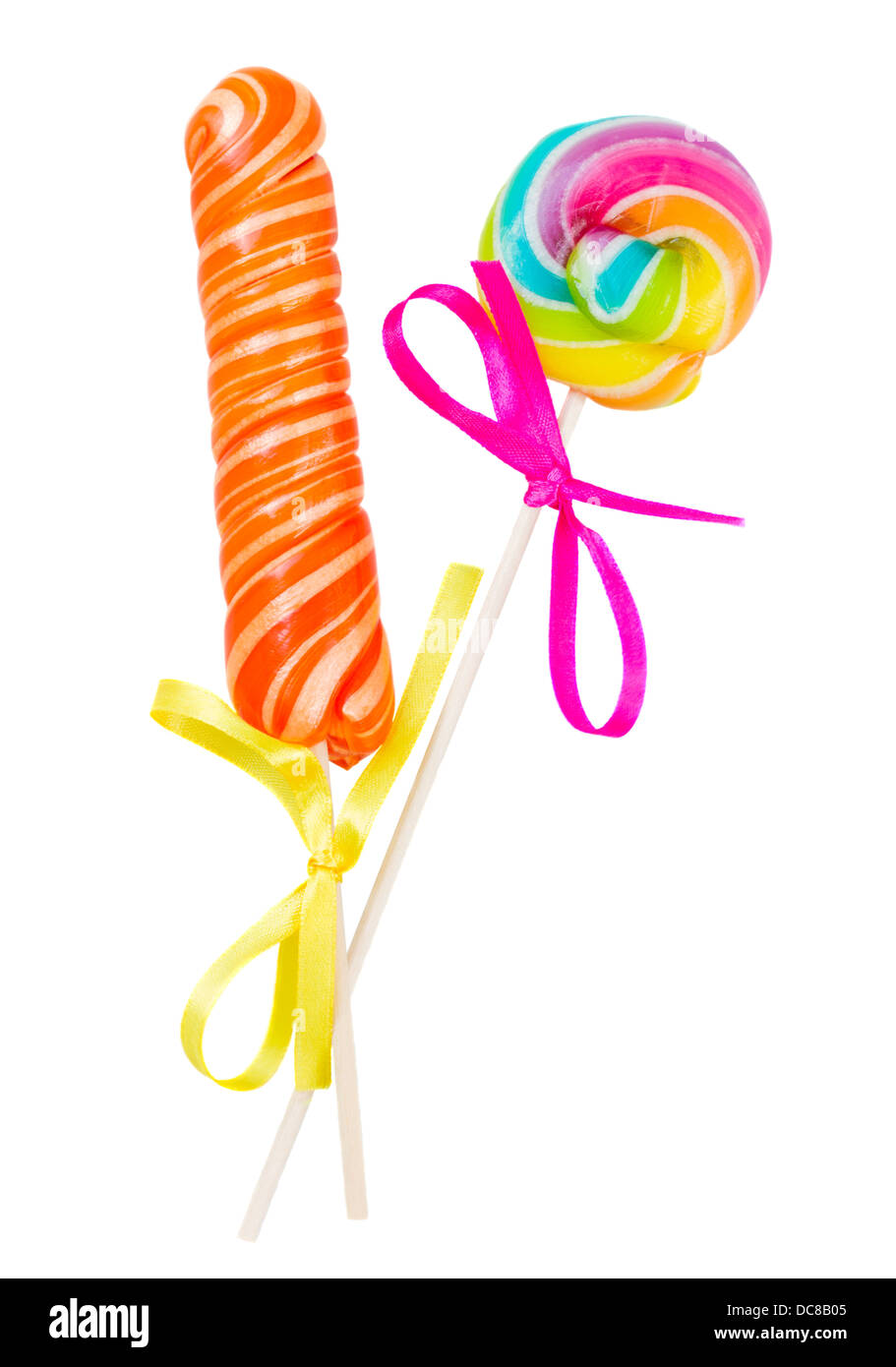 lolly pop and candy stick Stock Photo - Alamy