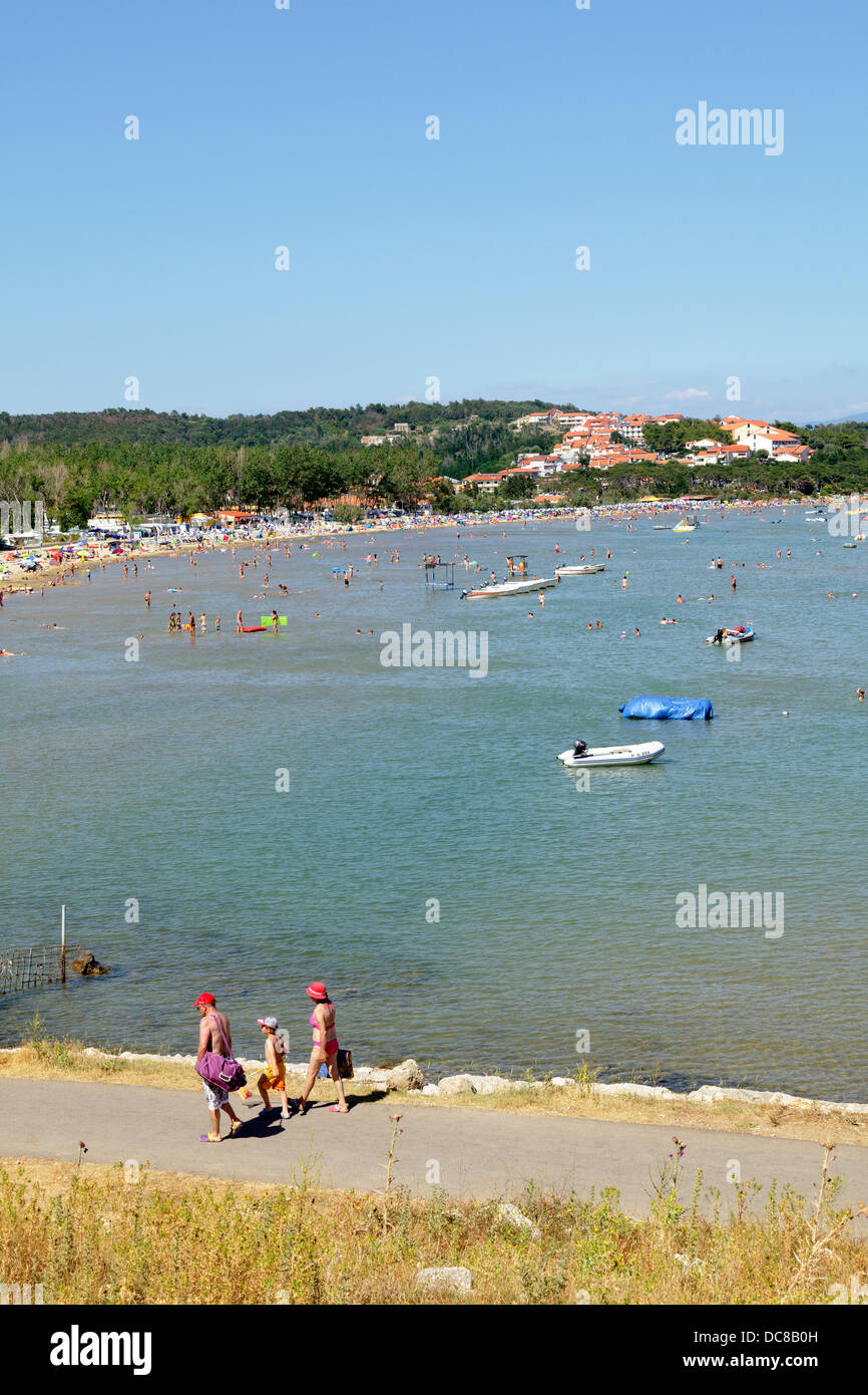beach, Lopar, Rab Island, Kvarner Gulf, Croatia Stock Photo - Alamy