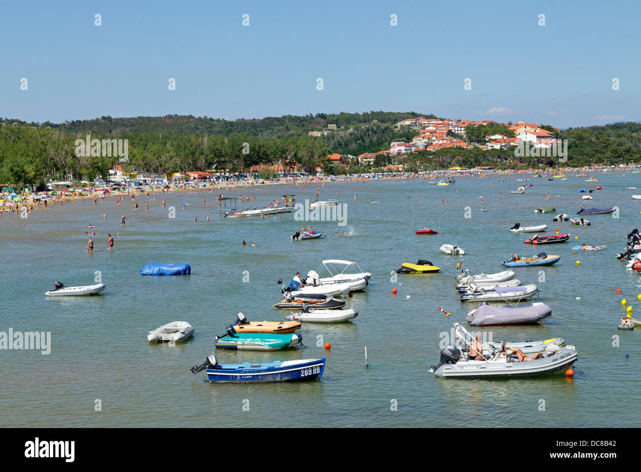beach, Lopar, Rab Island, Kvarner Gulf, Croatia Stock Photo - Alamy