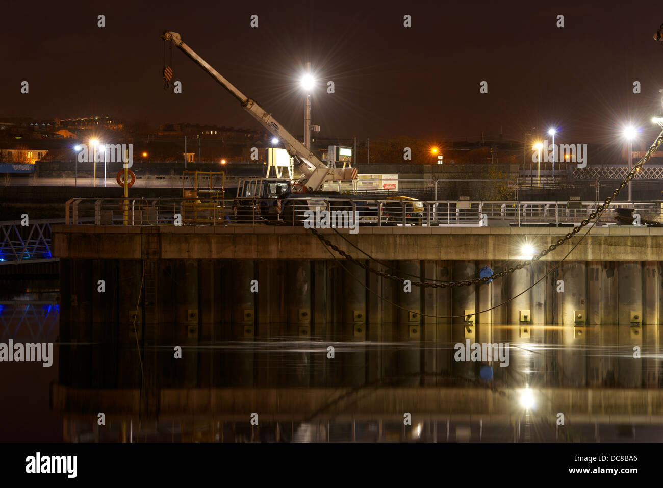The Quay at Night: Riverside Museum, Glasgow Stock Photo - Alamy