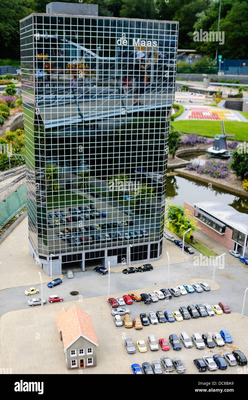 De Maas building, Rotterdam, at Madurodam Interactive Miniture Park ...